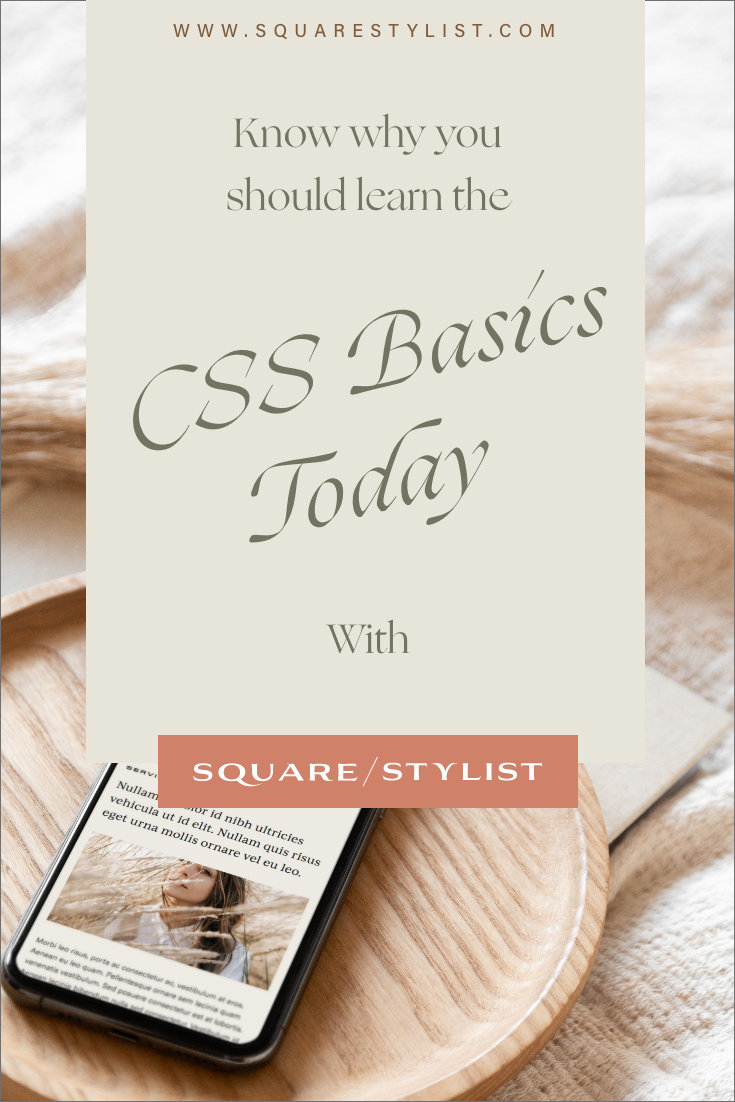 Five Reasons You Should Learn The Css Basics Today — Squarestylist 